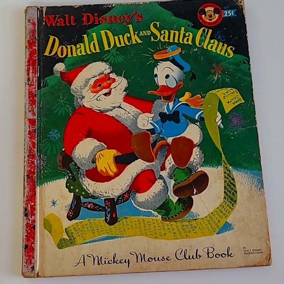 Disney | Toys | 952 Walt Disneys Donald Duck And Santa Claus Mickey ...
